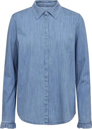Mos Mosh MOS Mosh, Femme, Blouses et Chemises, Bleu, Taille: 42 FR Denim Chemises