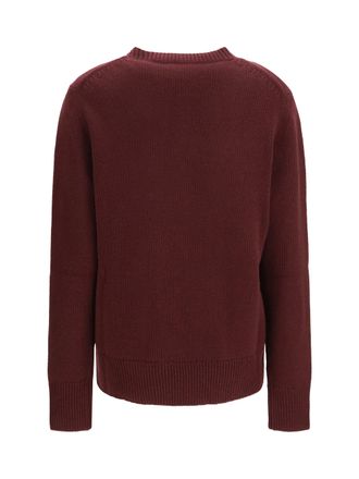 Burberry Intarsia Knight Motif Sweater - Purple