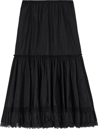 Ganni Skirt In Flyweight Nylon