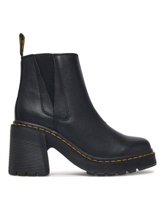 Dr. Martens Stiefeletten Spence Leather Flared Heel DM26440001 Schwarz