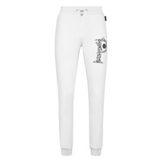 Philipp Plein Jogginghose Money - - Trousers - Herren - Wei&szlig; - 3XL