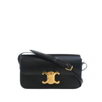 Celine Sac bandouli&egrave;re en cuir pr&eacute;-poss&eacute;d&eacute; - Femme - Pre-owned - Noir - Taille: ONE Size
