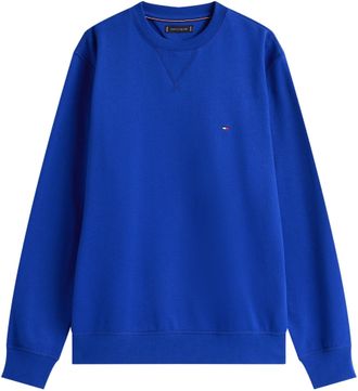 Tommy Hilfiger Herren Sweatshirt Seasonal Fleece mit Rundhalsausschnitt, Blau (Wedge Blue), XXXL