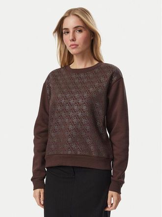 Guess Sweatshirt W6BQ14 K6060 Braun Reglan Fit