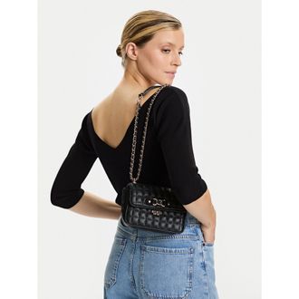 Guess Handtasche Guess Nadira Mini HWQG84 24780 Schwarz