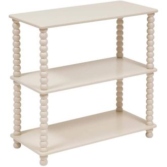 Atmosphera &Eacute;tag&egrave;re 3 Niveaux Design Chamlo 75cm Ivoire