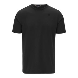 K-Way Homme, Tops, Noir, Taille: 3XL T-shirt en jersey stretch avec logo lat&eacute;ral
