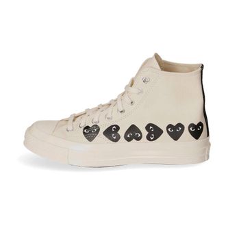 Comme Des Gar&ccedil;ons Hoher Canvas Sneaker - - Shoes - Damen - Beige - 38 EU
