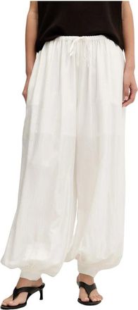 Rotate Rotate Birger Christensen, Femme, Pantalons, Blanc, Taille: 40 FR Wide Pantalons