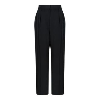 Balmain Ma&szlig;geschneiderte Wollhose - - Trousers - Damen - Schwarzk - 2XS