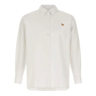 Maison Kitsun&eacute; Damen, Blusen & Hemden, Wei&szlig;, MGr&ouml;&szlig;e