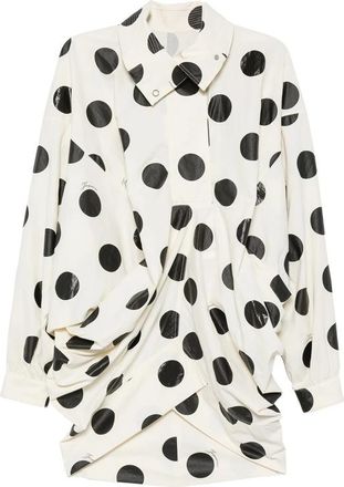 Jacquemus Polka-dot Cocoon-sleeve Jacket