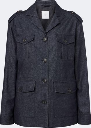 Eleventy Veste en laine, coton et cachemire