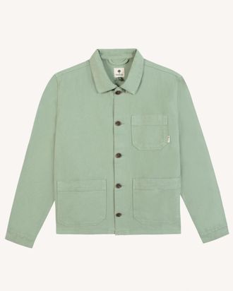 Faguo Veste en coton vert clair - LORGE