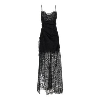 Ermanno Scervino Femme, Robes, Noir, Taille: 36 FR Long Dress in Majolica Lace