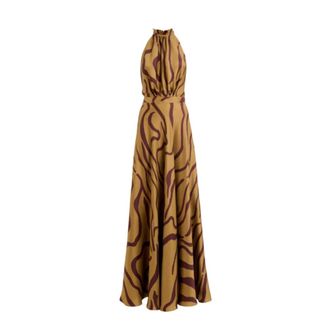 Raquel Diniz Femme, Robes, Brun, Taille: 34 FR Maxi Robes