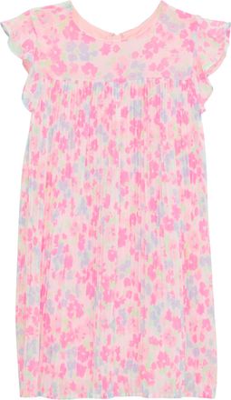 s.Oliver Festliches Plisseekleid in A-Shape mit Volantärmeln