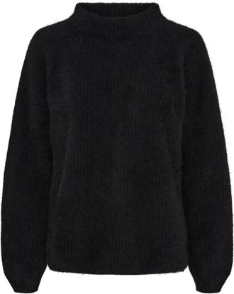 BTF-CPH Btfcph - Pull-over Raccoon LS - Femme - Pulls - Noir - Taille: 38 FR