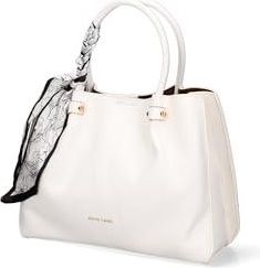 Pierre Cardin Sac &agrave; main femme Polyur&eacute;thane Polyur&eacute;thane 26x21x9 cm 23842-MS165, Blanc, Taille unique