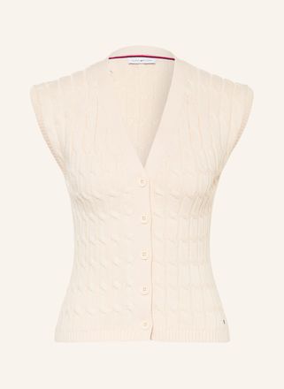 Tommy Hilfiger Strickweste weiss