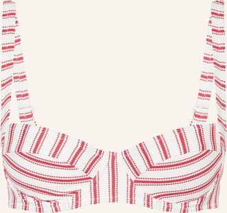 Watercult Watercult Bügel-Bikini-Top Seaside Splash rot