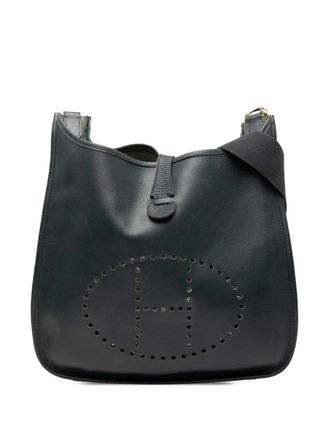 Herm&egrave;s 2001 Clemence Evelyne GM Umh&auml;ngetasche - Blau