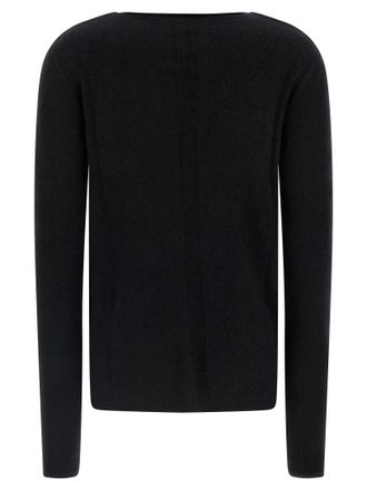 Rick Owens Wool Cut-Out Sweater - Black