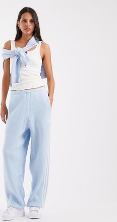 adidas Originals x Jennie pantalon de surv&ecirc;tement en maille &agrave; revers bleu doux