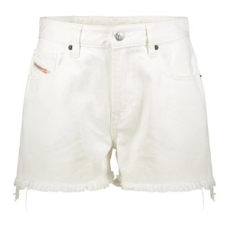 Diesel Femme, Shorts, Blanc, Taille: W25 Denim Shorts