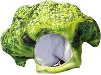 Oshhni Chapeau de l&eacute;gumes brocoli, casquette de Costume de Festival mignon, cadeau cr&eacute;atif, couvre-chef complet