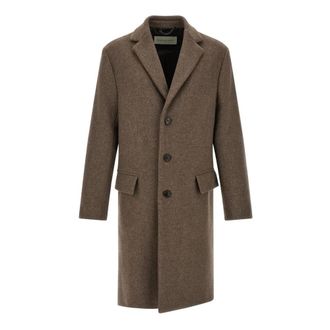 Dries Van Noten Rustikaler Mantel - - Coats - Herren - Braun - S