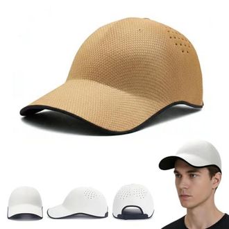 Generic Casquette de baseball de sport l&eacute;g&egrave;re et pliable sans couture, chapeau souple dext&eacute;rieur de couleur unie, respirant, s&eacute;chage rapide et confortable, r&eacute;