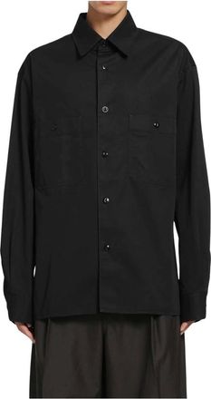 Christophe Lemaire Chemise &agrave; deux poches - Homme - Chemises - Noir - Taille: M