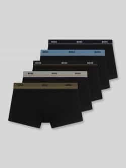 HUGO BOSS Trunks aus Baumwoll-Mix im 5er-Pack