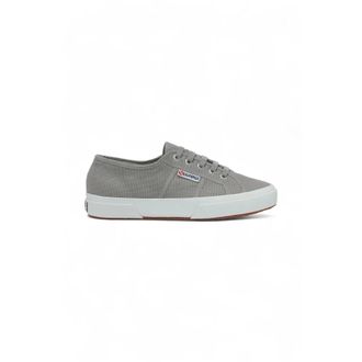 Superga Canvas Schn&uuml;rung Gummisohle Sneakers - - Shoes - Herren - Grau - 36 EU