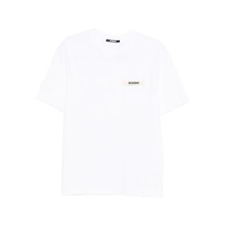 Jacquemus The Gros Grain Logo-patch T-shirt