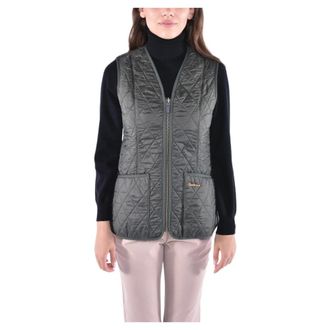 Barbour Femme, Vestes, Vert, Taille: 36 FR Gilet Doublure en Polaire Confortable