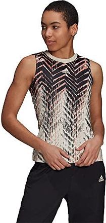 adidas T Match Tank PB Top pour Femme, Femme, Débardeur sans Manches, H31123, Blamar, S