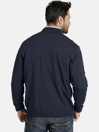 Jan Vanderstorm Strickjacke AGNER mit Zwei-Wege-Rei&szlig;verschluss