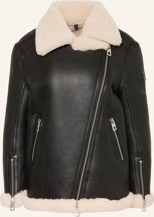 Belstaff Lederjacke Virden schwarz