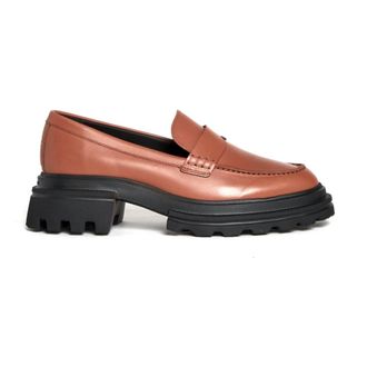 Hogan Leder-Mokassin-Loafer - - Shoes - Damen - Braun - 40 EU