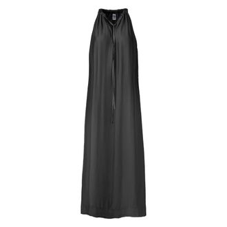 Bomboogie Femme, Robes, Noir, Taille: 40 FR Robe en Soie et Viscose