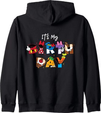 Disney Its My Birthday Mickey Mouse and Friends Letters Kapuzenjacke