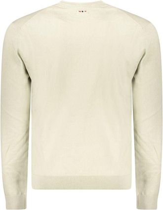 Napapijri Cotton Crewneck Sweater - Beige