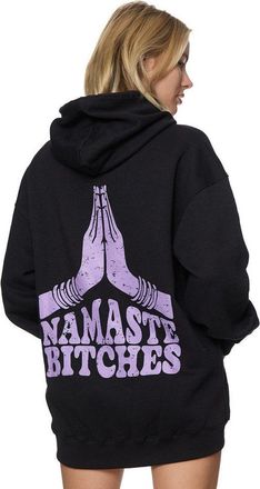Worldclassca Hoodie Worldclassca Oversized Hoodie NAMASTE Kapuzenpullover Sweatshirt