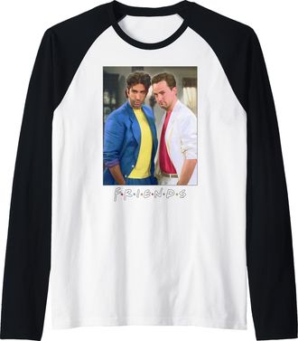 Friends TV Show Chandler Ross Miami 80er Jahre Fashion Vice 90er BFF Raglan