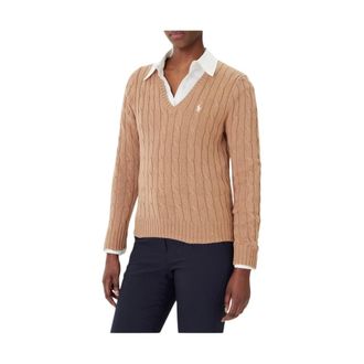 Polo Ralph Lauren Damen, Strickwaren, Beige, SGr&ouml;&szlig;e