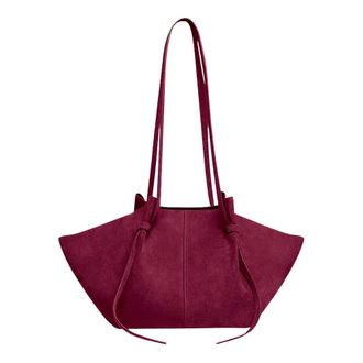 Yuzefi Femme, Sacs, Violet, Taille: ONE Size Mochi Suede Shoulder Bag