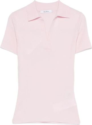 Max Mara Femme, Pulls, Rose, Taille: 40 FR Albero Rib Polo
