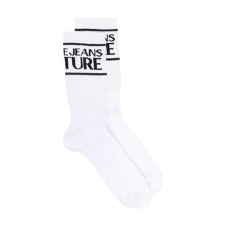 Versace Jeans Couture Chaussettes &agrave; logo - unisex - Sous-v&ecirc;tements - Blanc - Taille: M